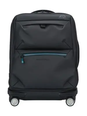 PIQUADRO Slim Cabin Luggage With 4 Wheels In Recycled Soft Fabric - N