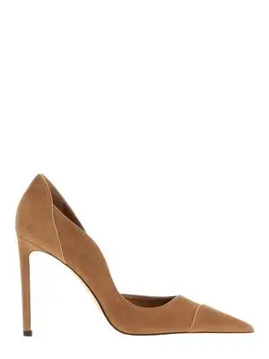 JIMMY CHOO JIMMY CHOO Brigitte 100 Suede Pumps Camel