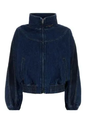 Givenchy Denim Bomber Jacket - Blue
