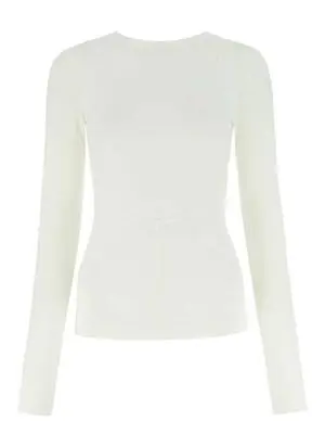Givenchy Stretch Nylon Long Sleeve Top - White