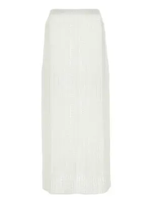 SALVATORE FERRAGAMO FERRAGAMO 100% Cotton Skirt