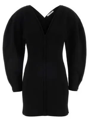 Givenchy Stretch Viscose Cocoon Mini Dress - Black