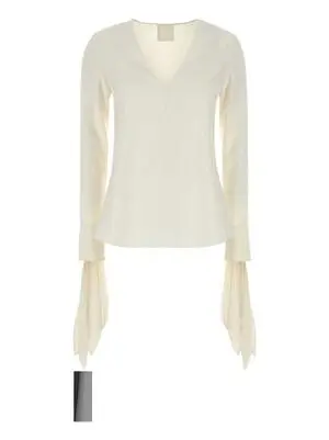 Givenchy Blouse With Draped Sleeves - White