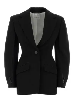 Givenchy Virgin Wool Single-breasted Blazer - Black