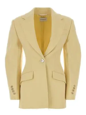 Givenchy Wool-crepe Soft Structure Blazer - Yellow