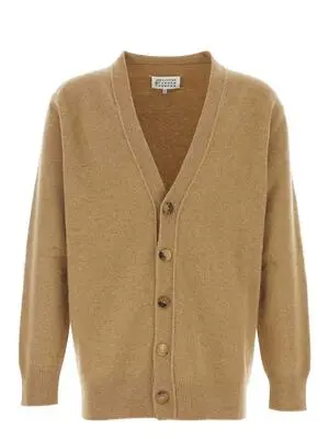 MAISON MARGIELA Wool Cardigan - Camel