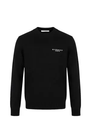 Givenchy Crewneck Sweatshirt With Logo - Black