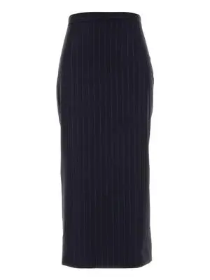 Givenchy GIVENCHY Embroidered Wool Skirt With Striped Detail Stripped