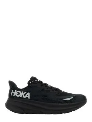 Hoka One One Waterproof Gore-tex Clifton 9 Lace-up Sneakers - Black