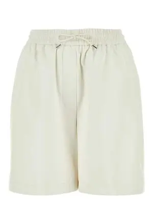 Loewe Lamb Leather Tailored Shorts - White