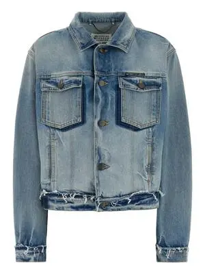 MAISON MARGIELA Denim Trucker Jacket - Blue