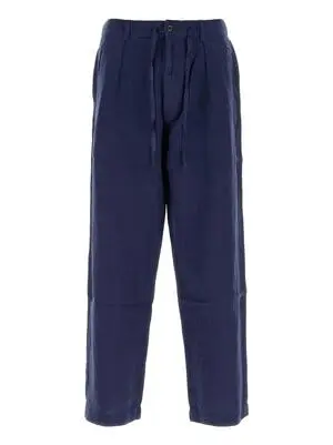 Polo Ralph Lauren Polo Ralph Lauren Linen Drawstring Trousers Blue