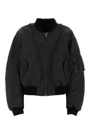 MAISON MARGIELA MAISON MARGIELA Slate Nylon Bomber Jacket