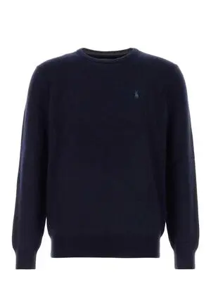Polo Ralph Lauren Dark Wool Knit Sweater - Blue