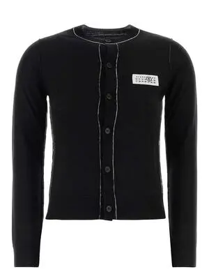 MAISON MARGIELA Wool-blend Cardigan - Black