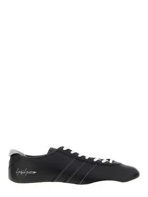 Y-3 YOHJI YAMAMOTO ADIDAS Y-3 Yamamoto "yohji Yamamoto" Leather Sneakers - Black