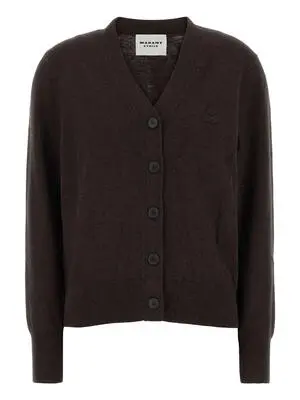 Isabel Marant Étoile Karina Cotton-wool Cardigan - Brown