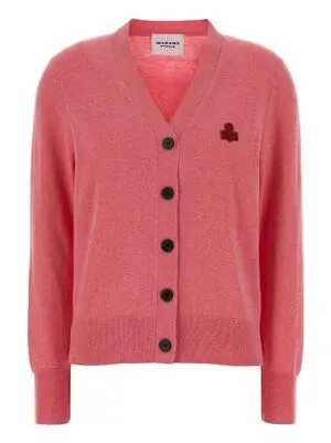 Isabel Marant Étoile Karina Cotton-wool Cardigan - Pink