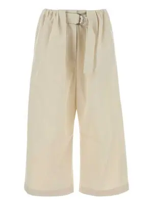 LOEWE LOEWE Cotton-Silk Wide-Leg Pants