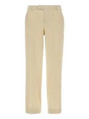PT TORINO Emma Cotton Trousers - Yellow