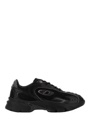 COACH NEW YORK COACH NEW YORK Mesh And Leather Paneled Low Top Sneakers