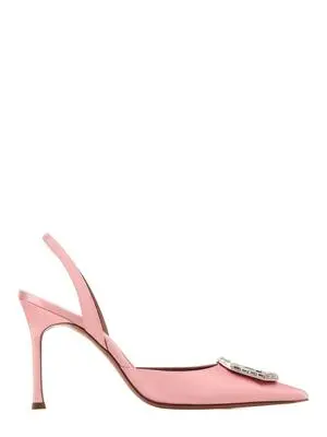 Amina Muaddi AMINA MUADDI Camelia Slingback Pumps Pink