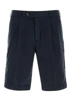 PT TORINO Lyocell Blend Bermuda Shorts - Blue
