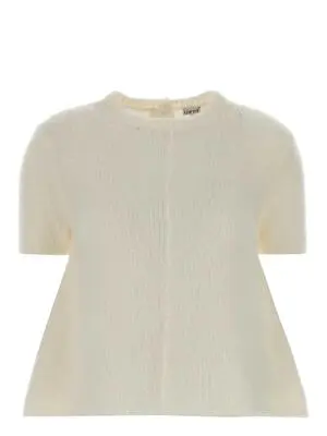 Loewe Stretch Mohair-blend Sweater - White