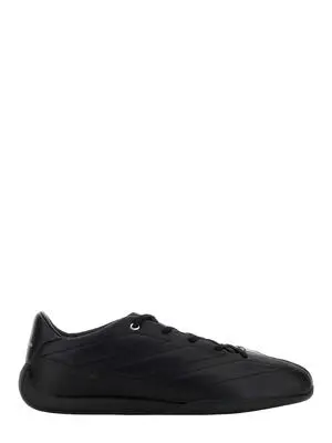 Y3 MERCEDES Two-tone Leather Low-top Sneakers - Multicoloured