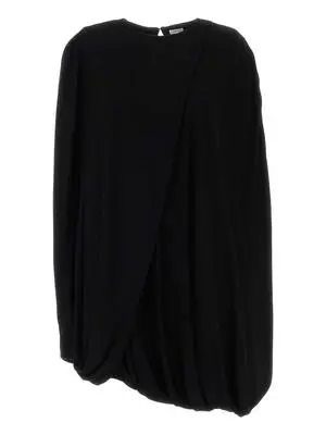LOEWE LOEWE Black Viscose T-Shirt Dress