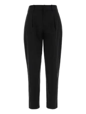 PT TORINO Stretch Cotton Blend Tailored Pants - Black