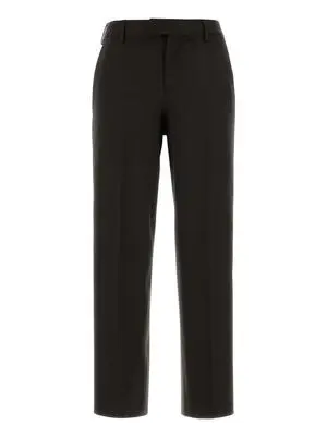PT TORINO Stretch Wool Tailored Dress Pants - Brown