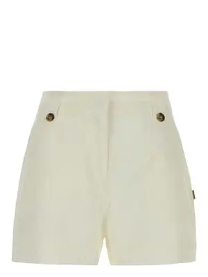 Woolrich Cotton Poplin Tailored Shorts - White