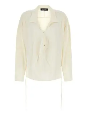 KIKO KOSTADINOV Kiko Kostadinov Satin Button-Front Shirt