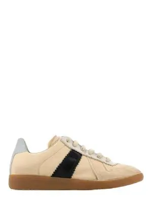 MAISON MARGIELA MAISON MARGIELA Replica Nappa Leather & Fabric Sneakers