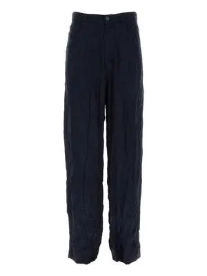 Balenciaga Satin 5-pocket Pants - Blue