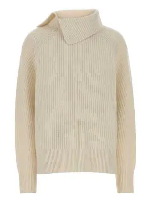 Loulou De Saison LOULOU DE SAISON Cashmere Cecil Sweater White