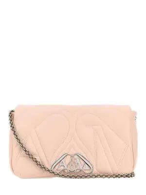 Alexander McQueen Alexander McQueen Small Seal Shoulder Handbag In Bovine Leather Pink