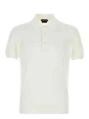 TOM FORD Cotton Polo Shirt - White