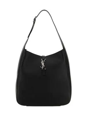 Saint Laurent Saint Laurent Le 5 À 7 Mini Leather Shoulder Handbag Black