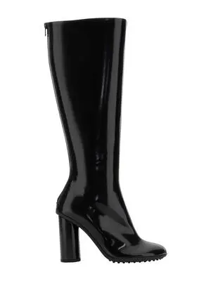 Bottega Veneta Atomic Leather High Heel Boots - Black