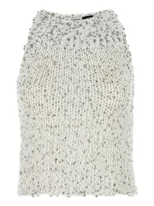 Loewe Embellished Knit Top - Printed