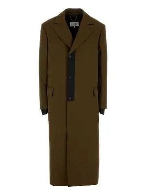 MAISON MARGIELA Polyester Tailored Jacket - Brown