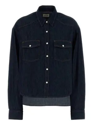 Khaite Denim Grenon Shirt - Blue