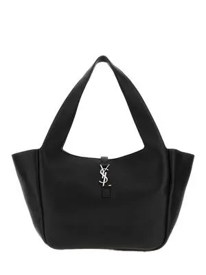 Saint Laurent SAINT LAURENT Bea Shopping Handbag In Deer Leather Black