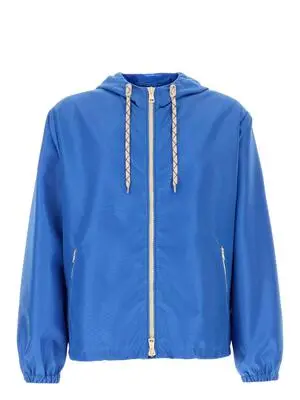 Gucci Inspired Nylon Jacket - Blue