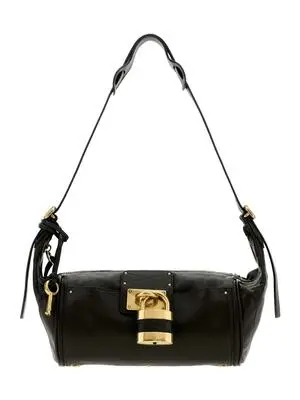 Chloé Paddington Leather Shoulder Handbag - Black