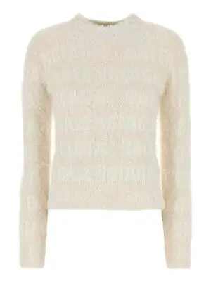 BALENCIAGA Balenciaga Wool Blend Jacquard Sweater