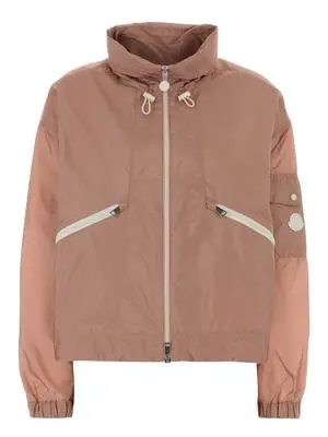 Moncler Marmacy Nylon Windbreaker Jacket - Pink
