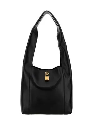 Saint Laurent Shopping Handbag In Calf Leather - Black